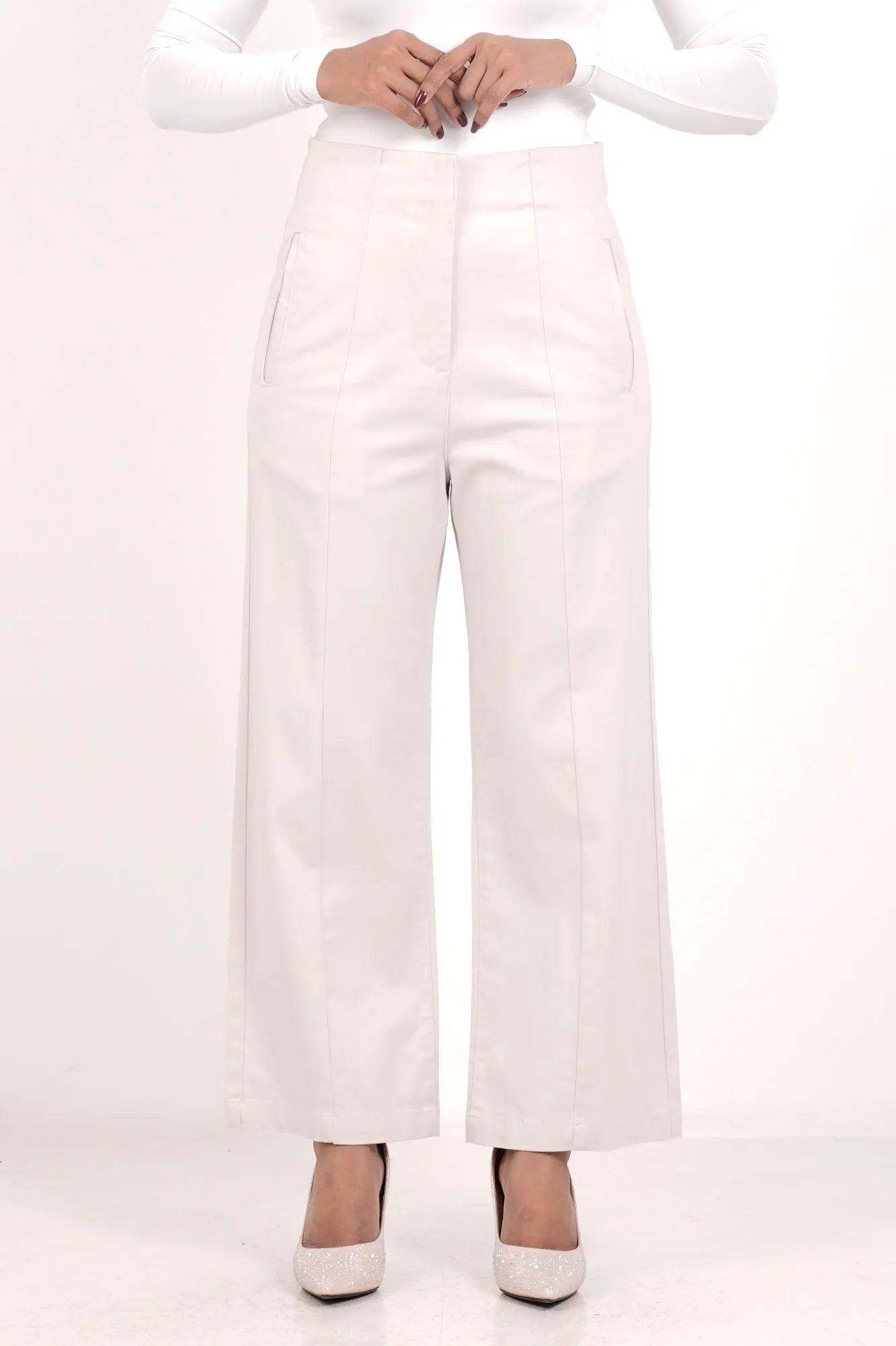 Women's Trouser (Off White) – RISE